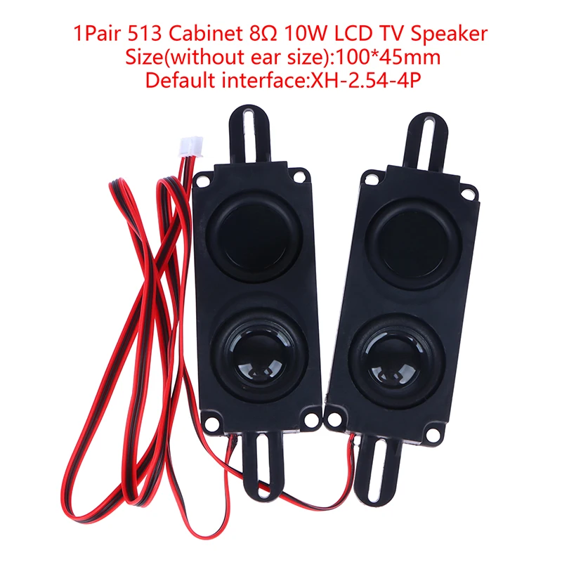 1Pair-513-Cabinet-8-10W-LCD-TV-Speaker-Passive-Speaker-Display-Built-in ...