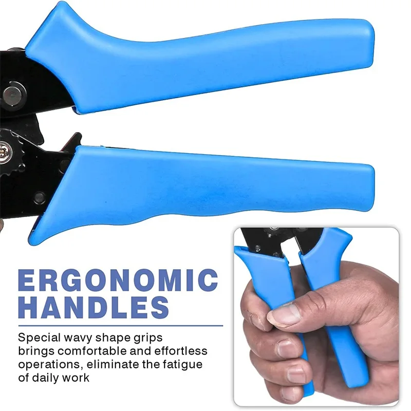 Bleu Clair - Pince à sertir à cliquet SN 2549 pour connecteurs Dupont terminaux, outil de ...
