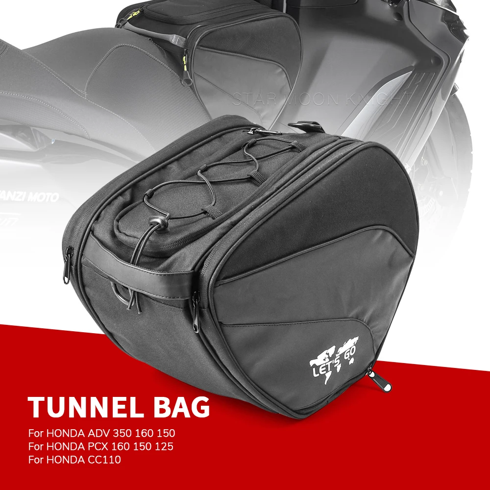 For-HONDA-ADV-350-PCX-160-150-125-CC110-Motorcycle-Scooter-Tunnel-Bag ...
