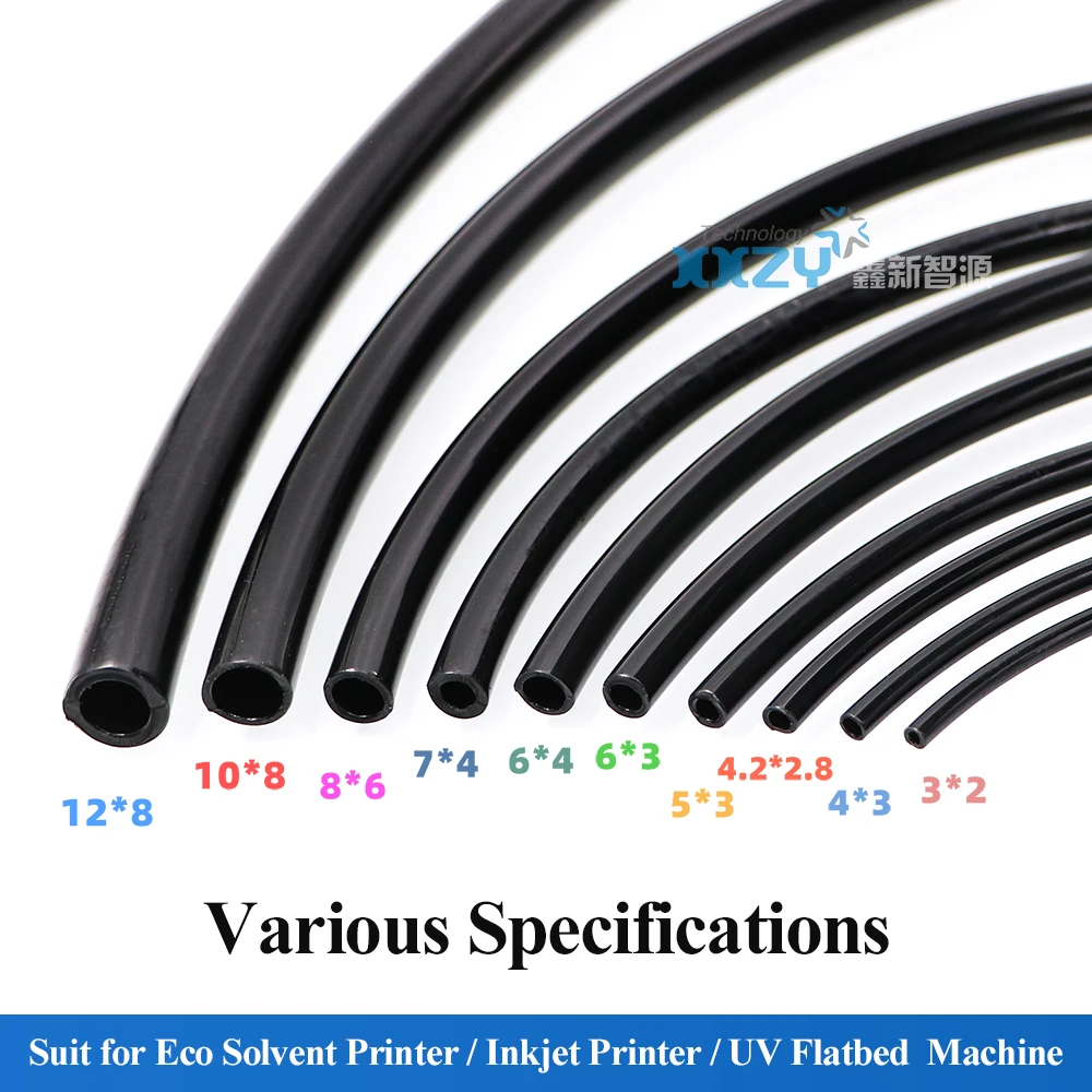 5M-UV-Printer-Single-Line-Ink-Pipe-Hose-Black-for-Solvent-Printer-UV ...