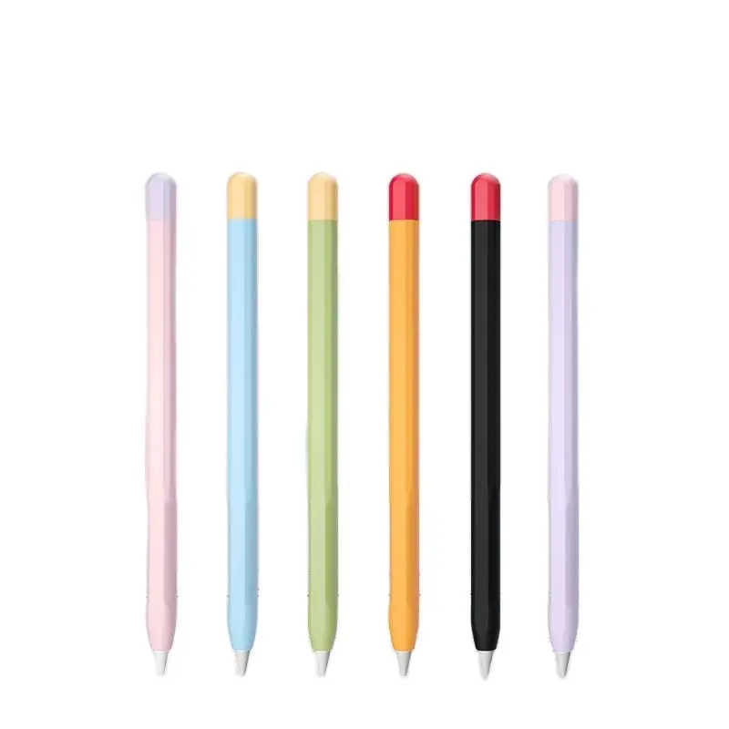 Stylus-Cover-Silicone-Pen-Case-For-Apple-Pencil-2-Color-Matching-Stylus ...
