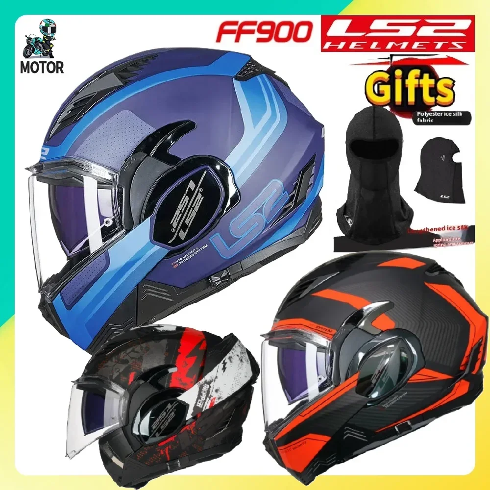 LS2-FF900-Motorcycle-Helmet-180-Degrees-Back-Somersault-Anti-Glare ...