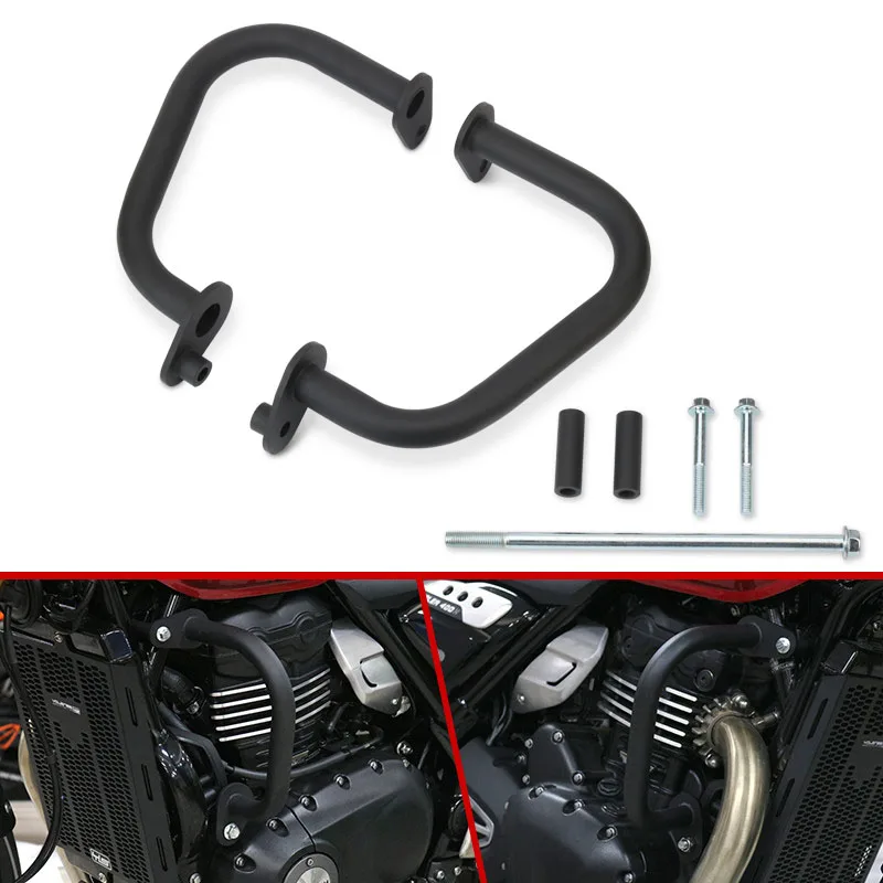 Motorcycle Engine Guard Highway Crash Bars Protector For Scrambler 400X ...