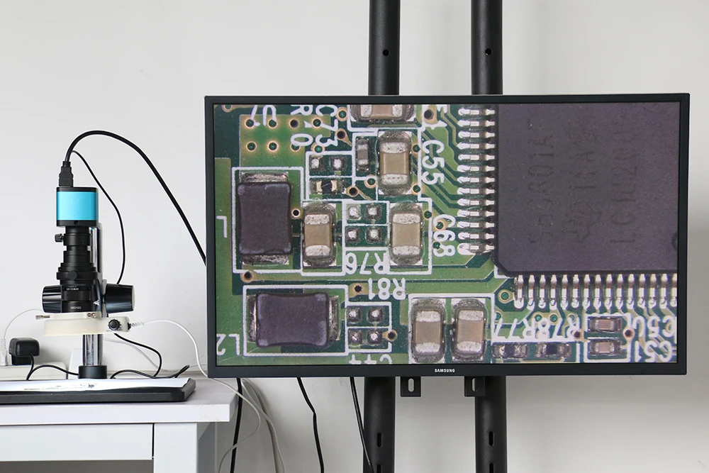 Caméra de microscope,Caméra de microscope vidéo numérique,48MP,4K,1080P ...