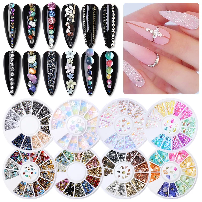 Nail-Art-Parts-Accessories-Metal-Chain-Crystal-Gems-Jewelry-Manicure ...