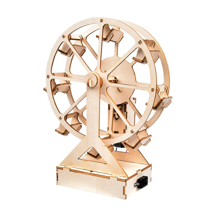 Creative DIY Homemade Ferris Wheel Model Children's Assembled Toys ...