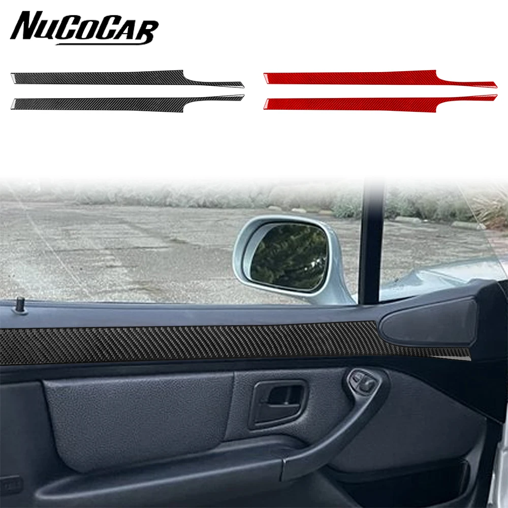 For-BMW-Z3-1998-2002-Carbon-FiberInner-door-panel-Trim-strip-Car ...