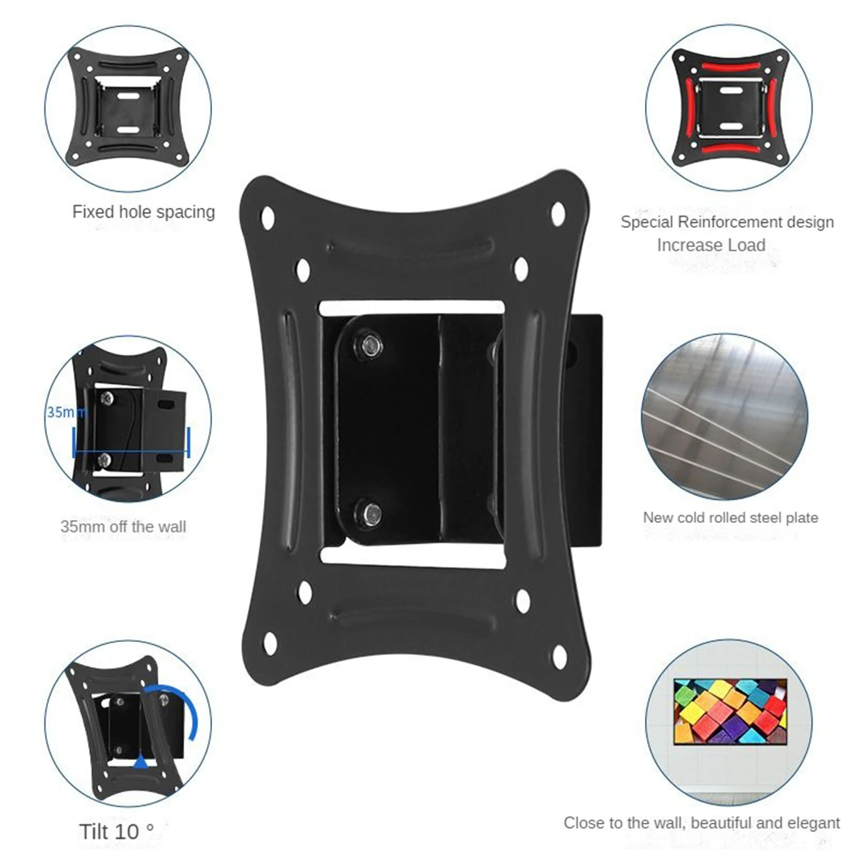 Universal-Adjustable-TV-Wall-Mount-Bracket-Universal-Holder-TV-Mounts ...