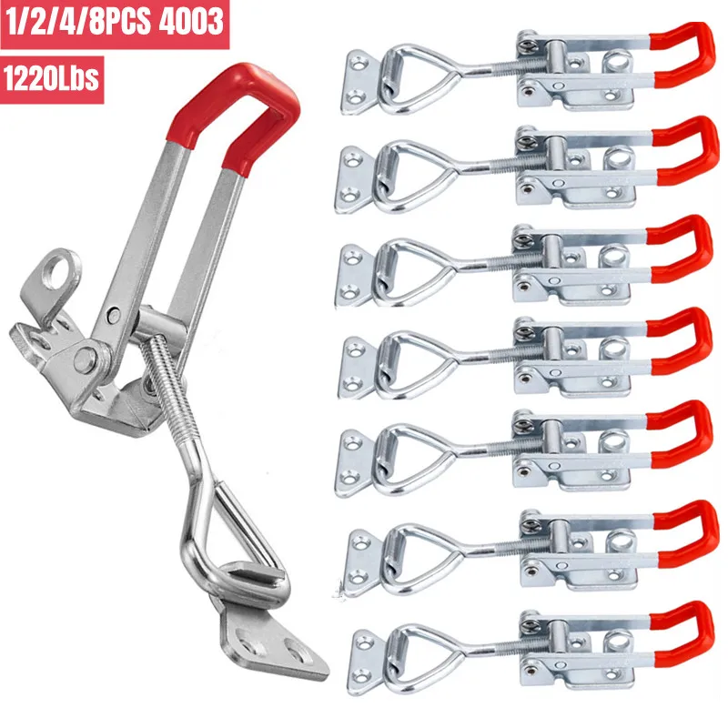1-2-4-8PCS-Adjustable-Heavy-Duty-Toggle-Latch-Clamp-650KG-1320Lbs ...