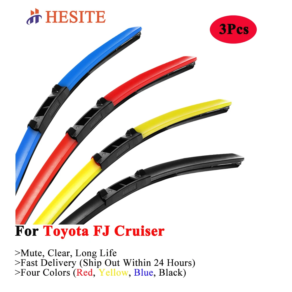 Hesite Colorful Windshield Wiper Blades For Toyota Fj Cruiser Suv 4.0 ...