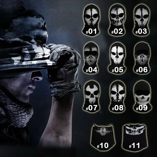 Call Of Duty Ghosts Skull Bandana