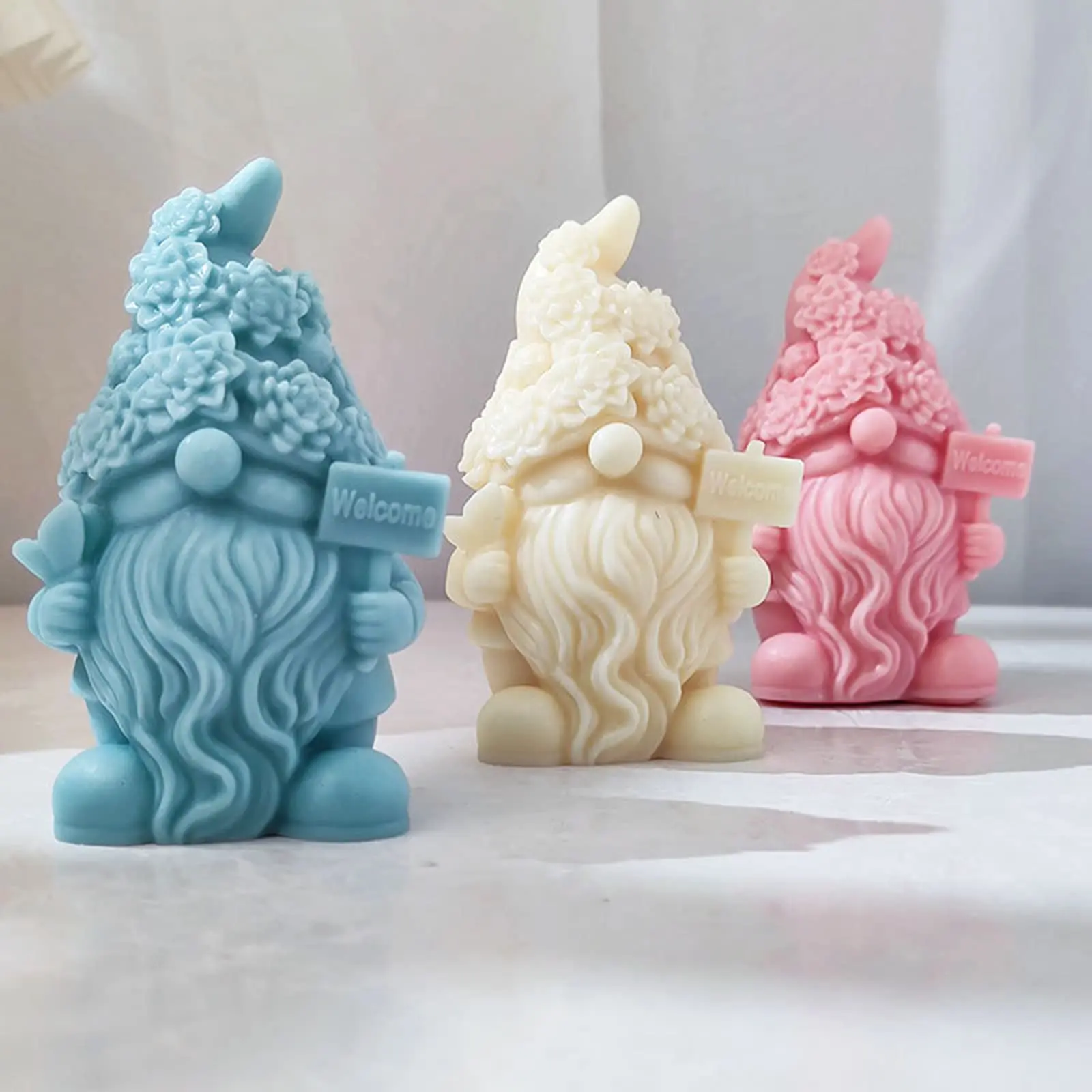Faceless-Santa-Candle-Silicone-Mold-DIY-Easter-Soap-Gypsum-Resin-Mould ...
