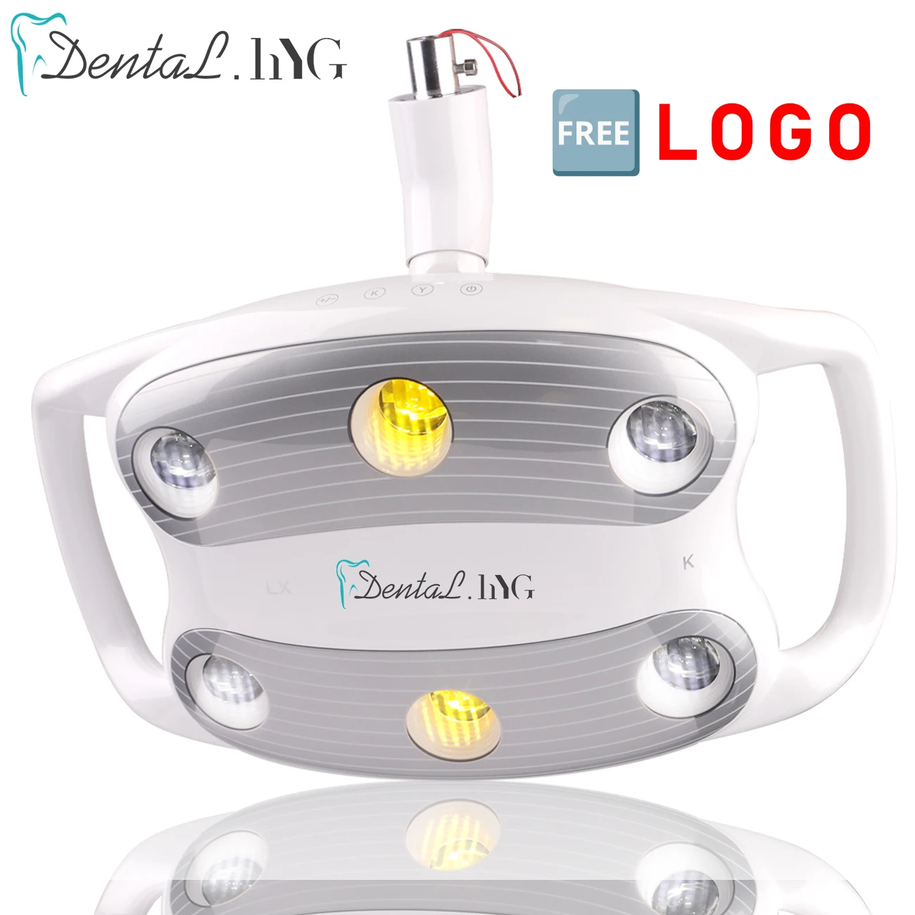 6 Bulbs Dental LED Light Oral Lamp Two Colors of Oral Lights Spotlight ...