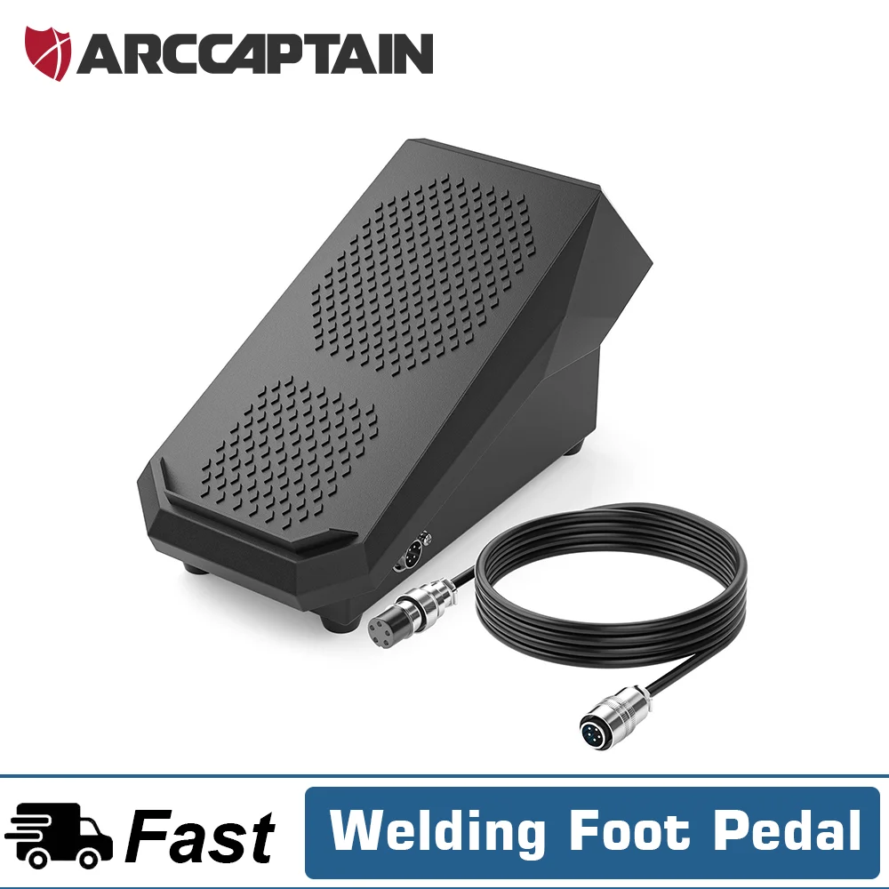ARCCAPTAIN 5 Pin Welding Foot Pedal Amp Control TIG Welder Pedals Panel ...