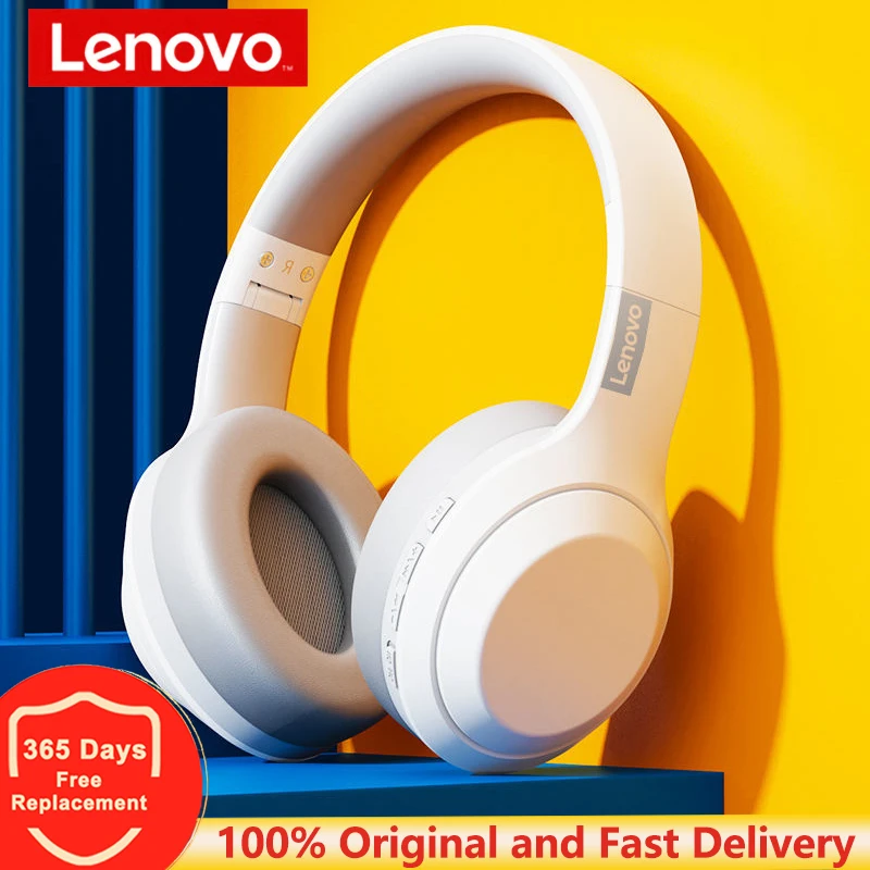 Lenovo-Thinkplus-TH10-Overhead-Wireless-Bluetooth-Headset-TWS-Noise-Cancelling-Stereo-Bass ...