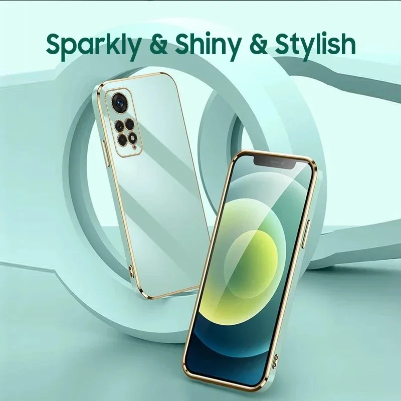Glossy Plated Silicone Phone Case - Premium Protective Cover for Redmi ...