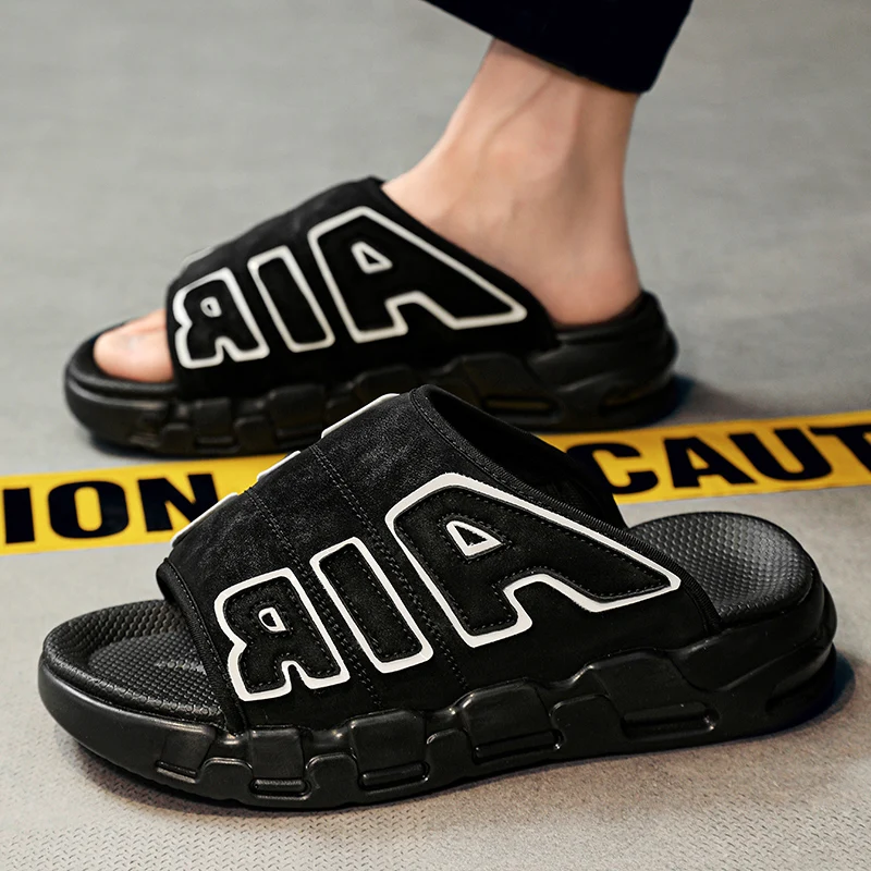 AIR-slippers-men-s-large-size-letters-trendy-outer-wear-sports-slippers ...