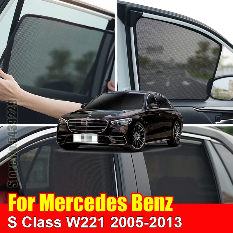 For-Mercedes-Benz-S-Class-W221-2005-2013-Car-Sun-Visor-Accessori-Window ...