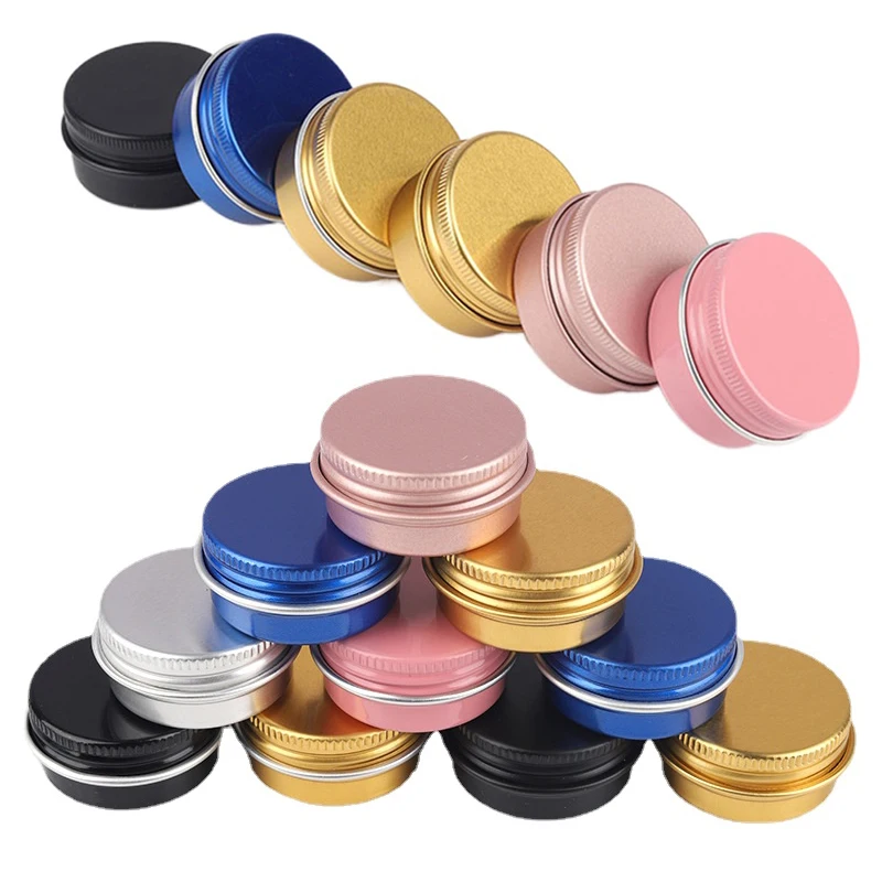 10Pcs-Round-Lip-Balm-Tin-Cans-5-60g-Aluminum-Cosmetic-Sample-Container ...