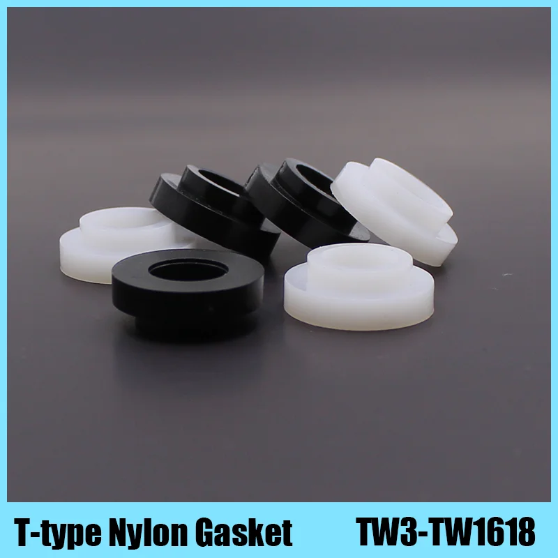 500-200-50Pcs-Nylon-Transistor-Gasket-T-type-Plastic-Insulation-Washer ...