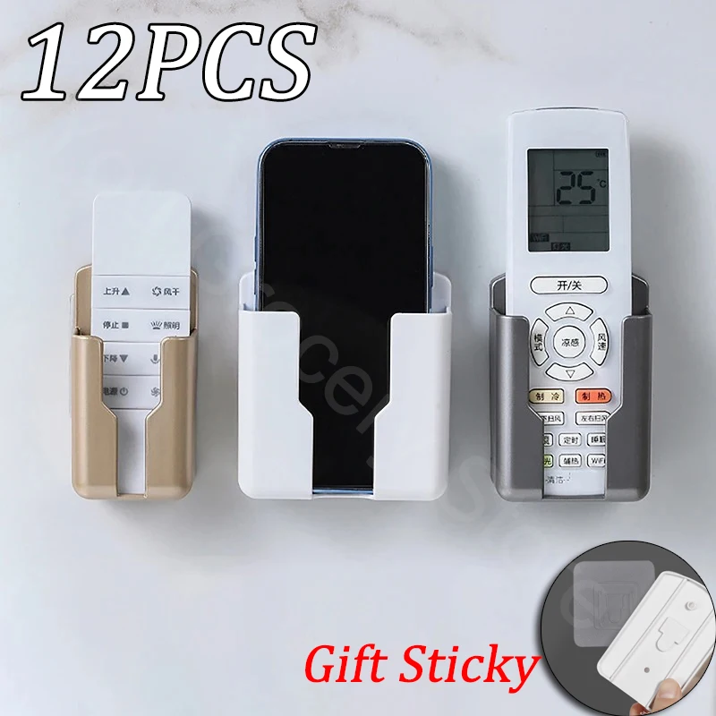 TV-cell-phone-remote-control-organizer-box-no-punch-wall-air ...