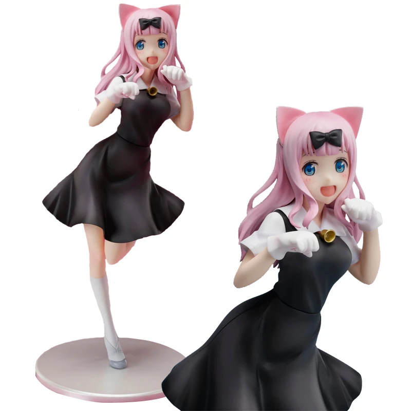 22cm Japan Anime Love Is War Figure Shinomiya Kaguya Fujiwara Chika ...