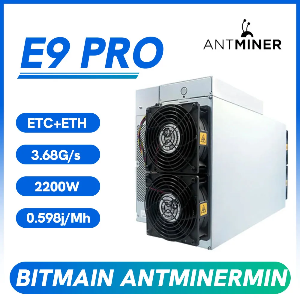 Novo-bitmain-antminer-e9-pro-eth-miner-3580m-3680mh-s-2200w-etc-ethash ...