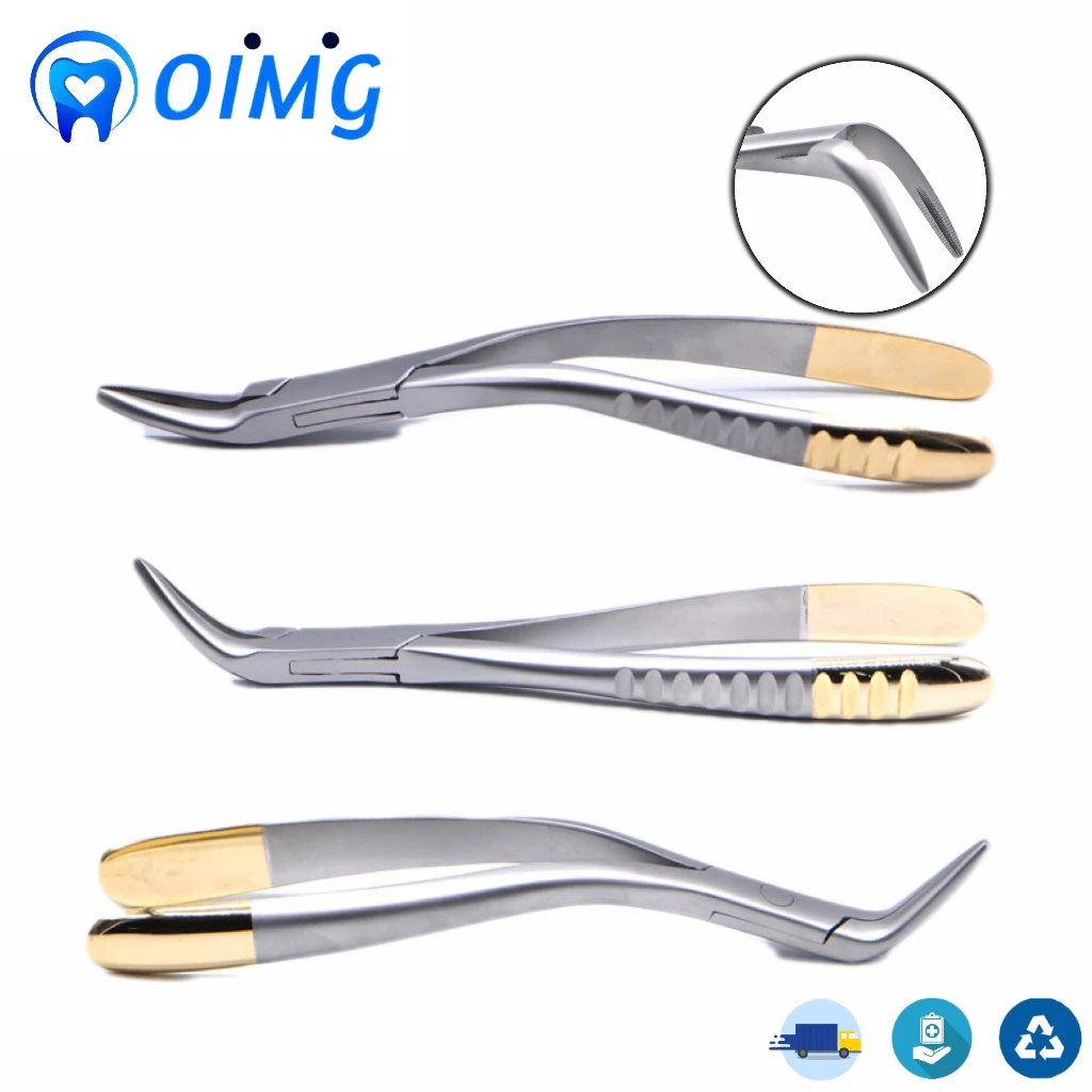 Dental-Residual-Root-Tweezers-Tooth-Extraction-Forceps-Curved-Maxillary ...