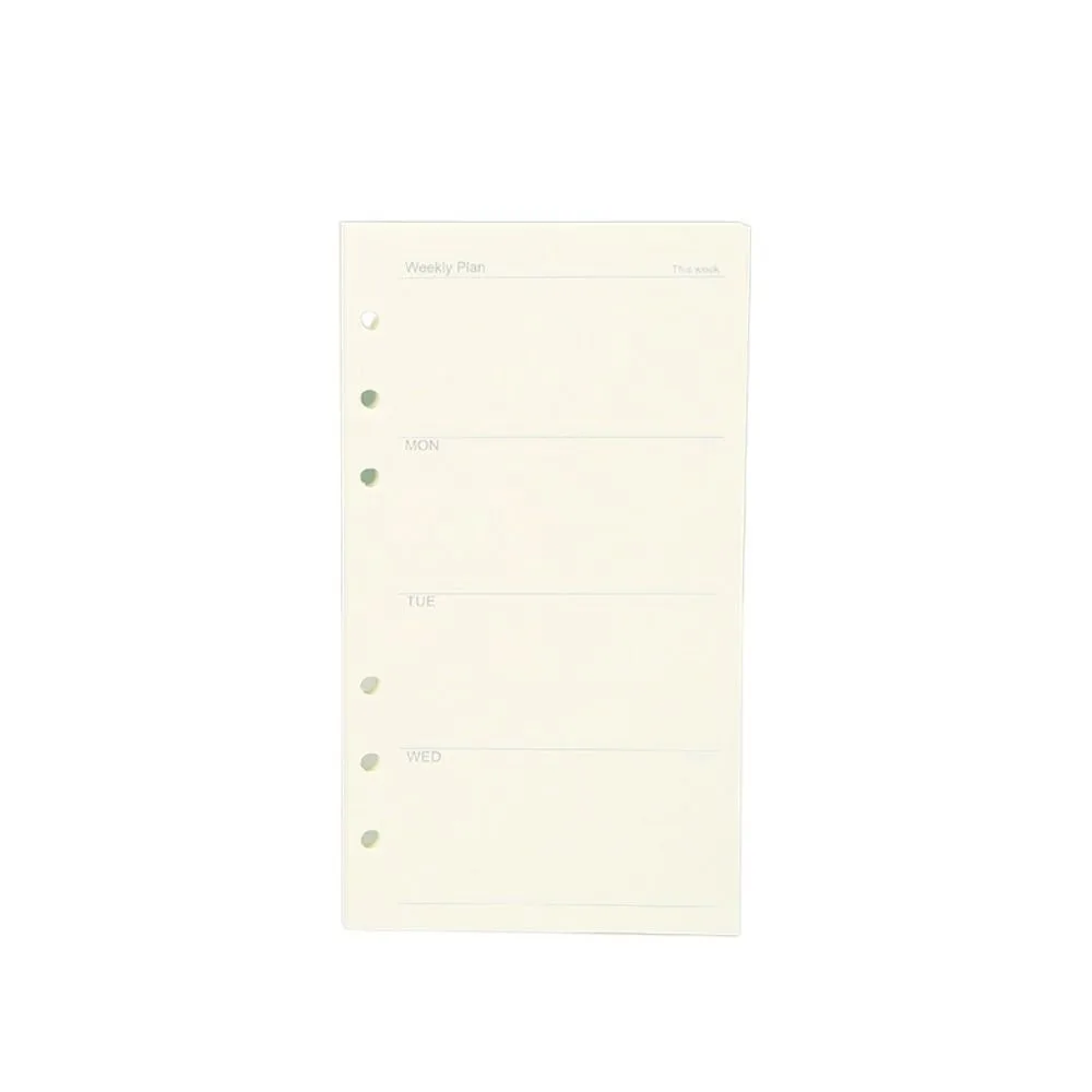 45Sheet Loose-Leaf Notebook Refill Paper Refill Spiral Binder Index ...
