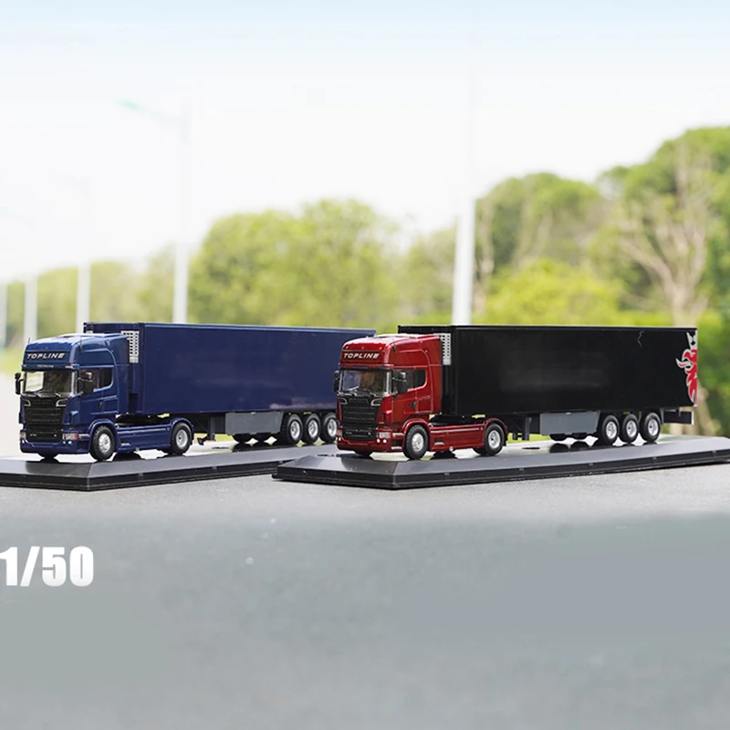 Diecast-1-50-Scale-Heavy-Tractor-Container-Truck-Model-Die-cast-Metal-Vehicle-Toys-Collection ...