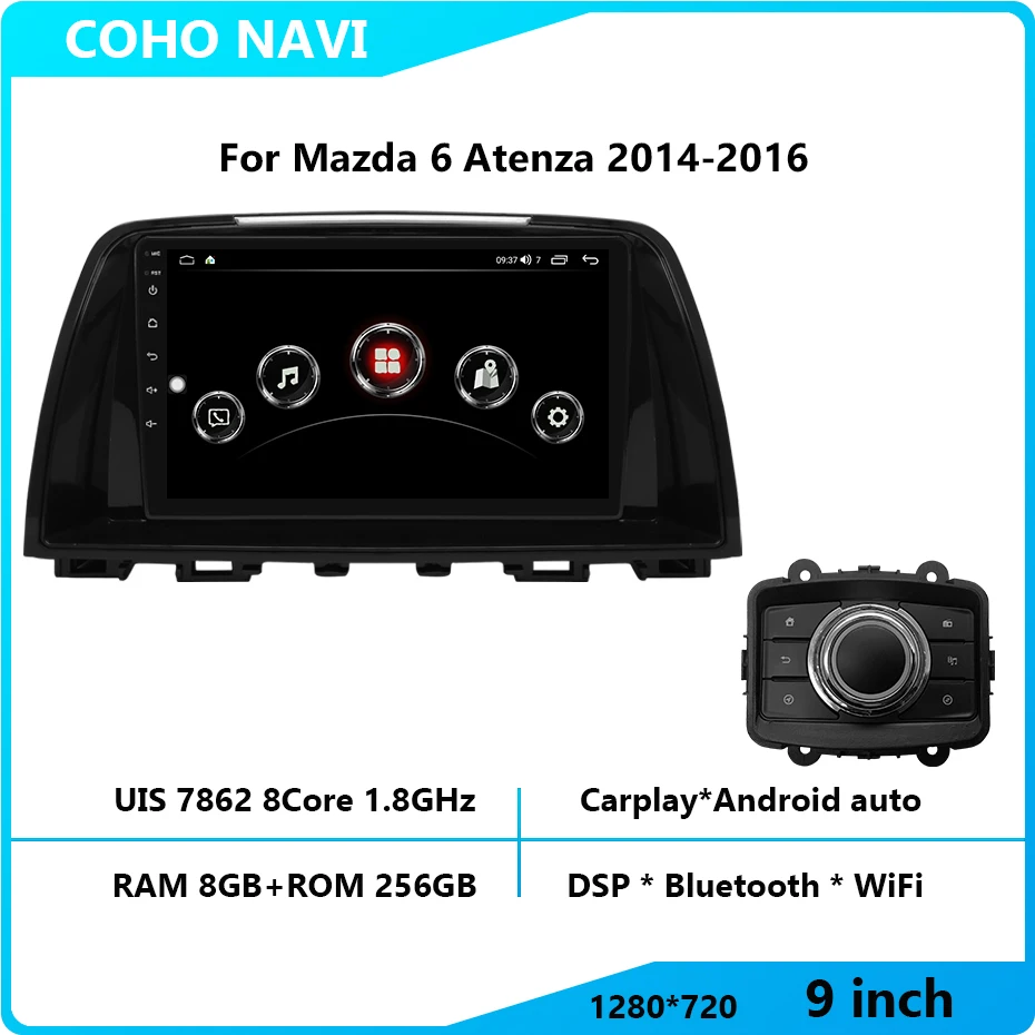 Radio Multimedia con GPS para coche, Radio con reproductor de vídeo ...