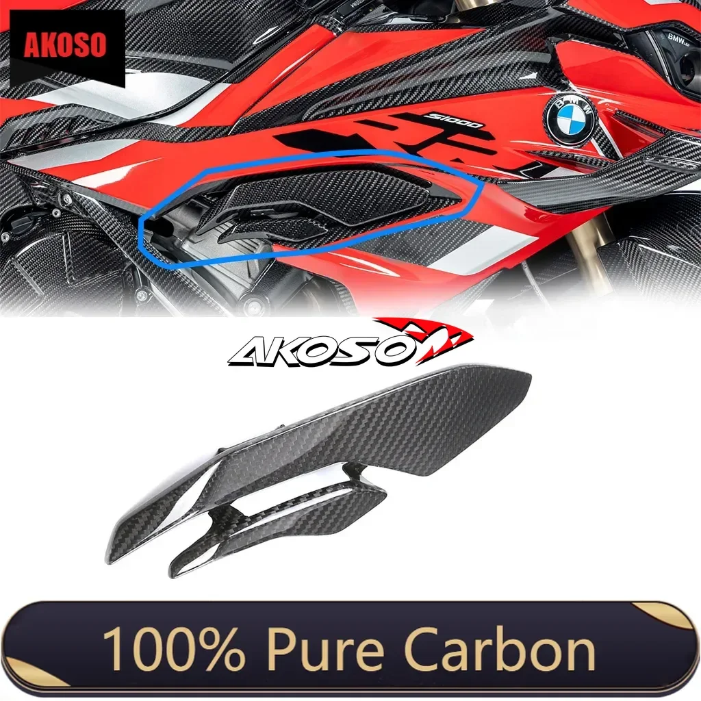 100-3K-Full-Pure-Dry-Carbon-Fiber-Motorcycle-Body-Side-Fairing-Kit-For ...