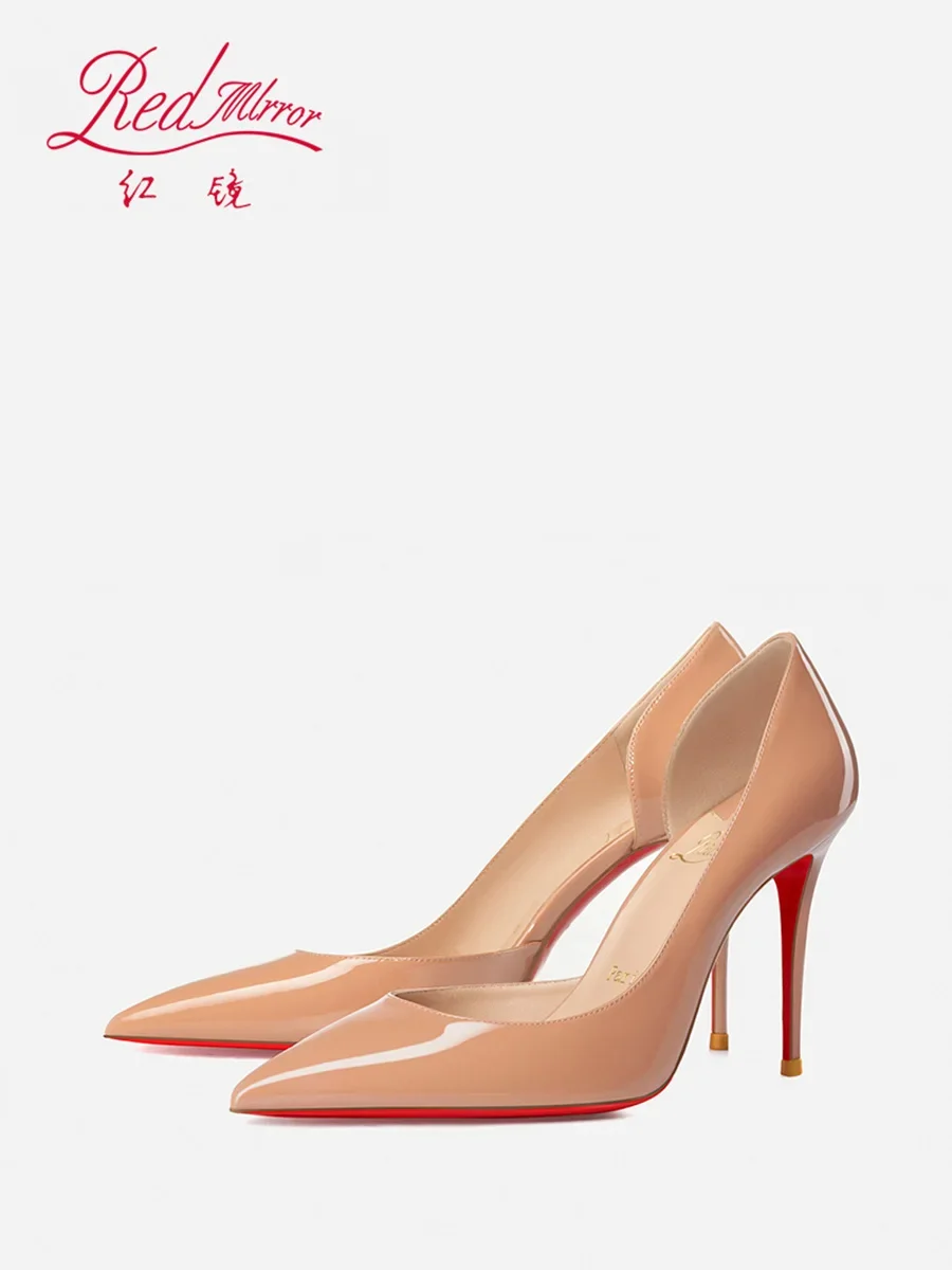 Red-soled-high-heels-2024-new-side-empty-sexy-temperament-versatile ...