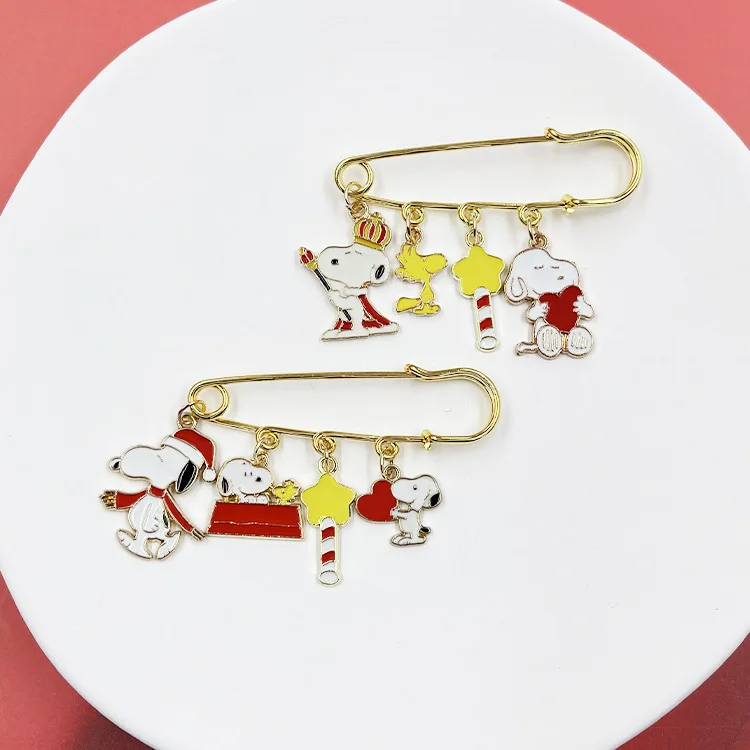 Snoopy-Brooch-Cute-Japanese-Alloy-Trendy-Personality-Cartoon-Puppy ...