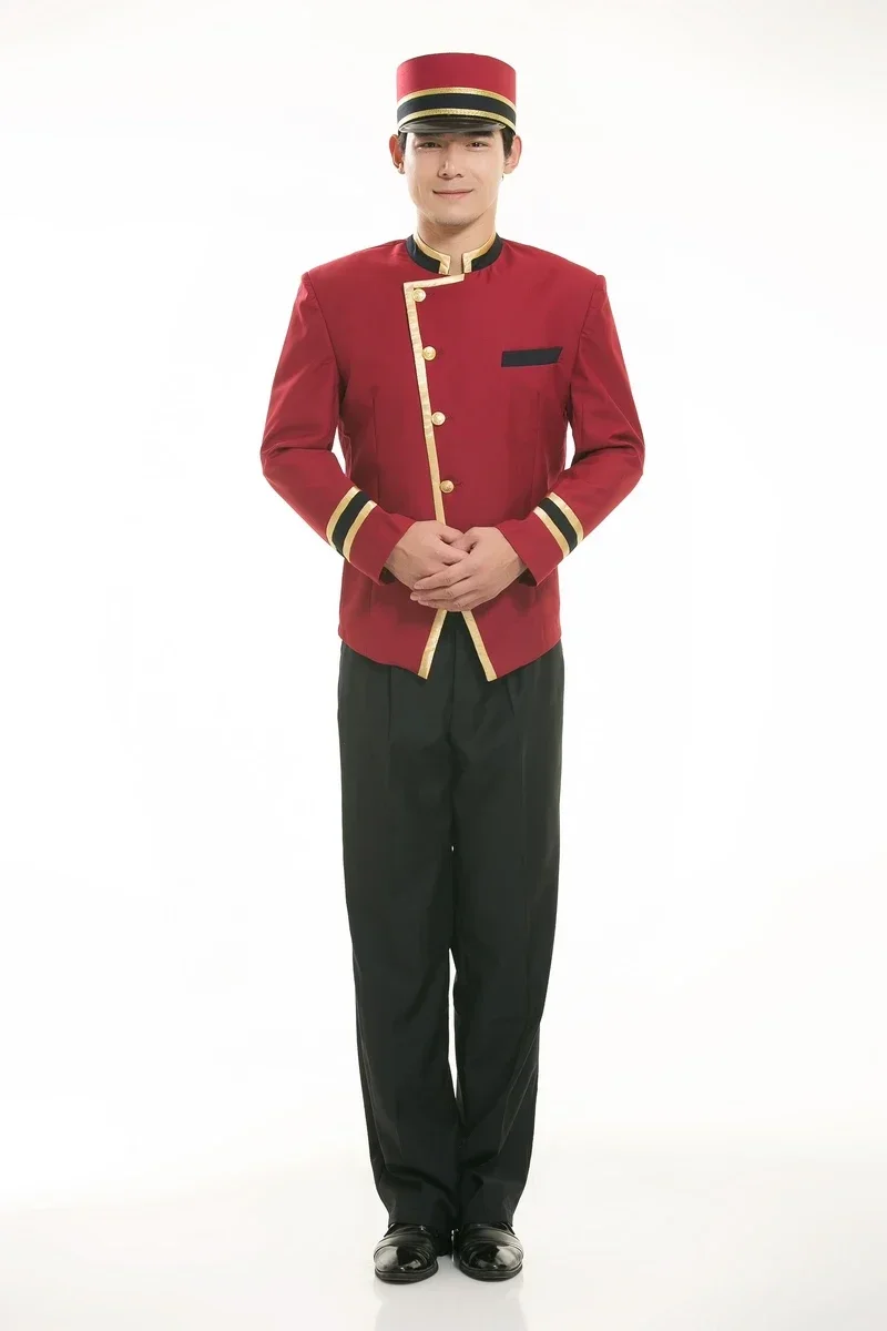 Red-Hotel-Uniform-for-Men-Hotel-Reception-Uniform-for-Men-Hotel ...