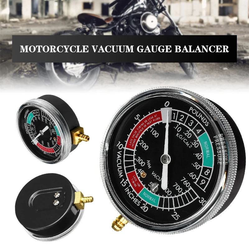 Car Motorcycle Fuel Vacuum Gauge Carburetor Carb Synchronizer Gauge ...