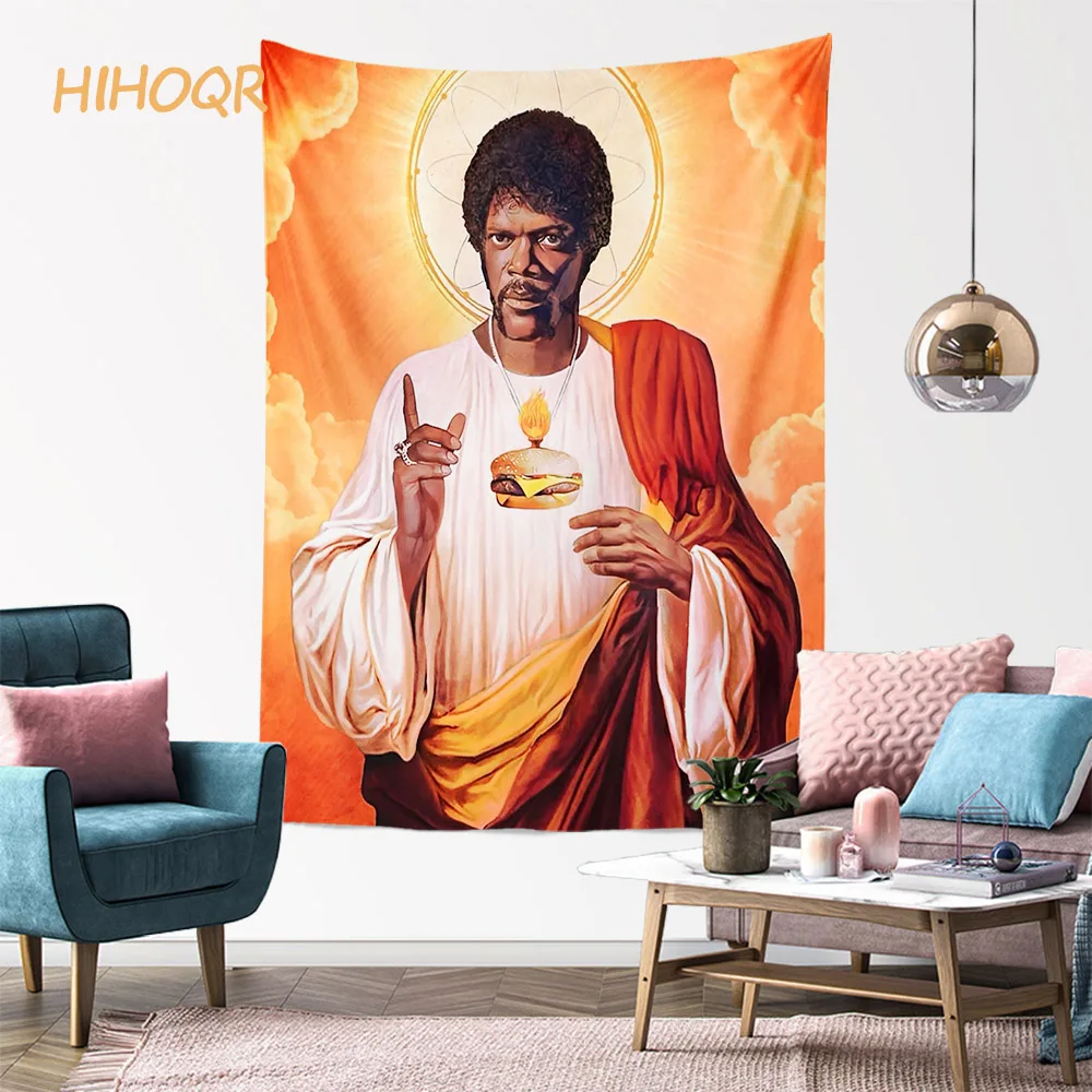 Rared-Tapisserie Snoop Dogg,Tapisserie de Jésus,Décor de chambre ...
