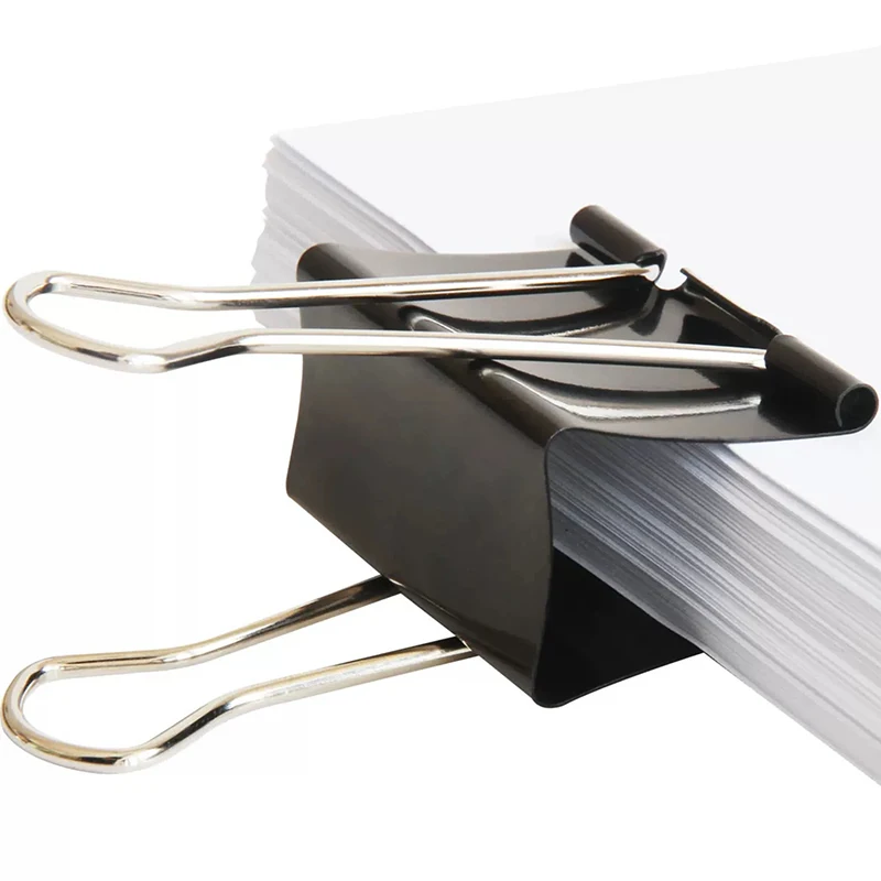 10pcs-Multisizes-Black-Binder-Clips-File-Paper-Clip-Letter-Tickets ...