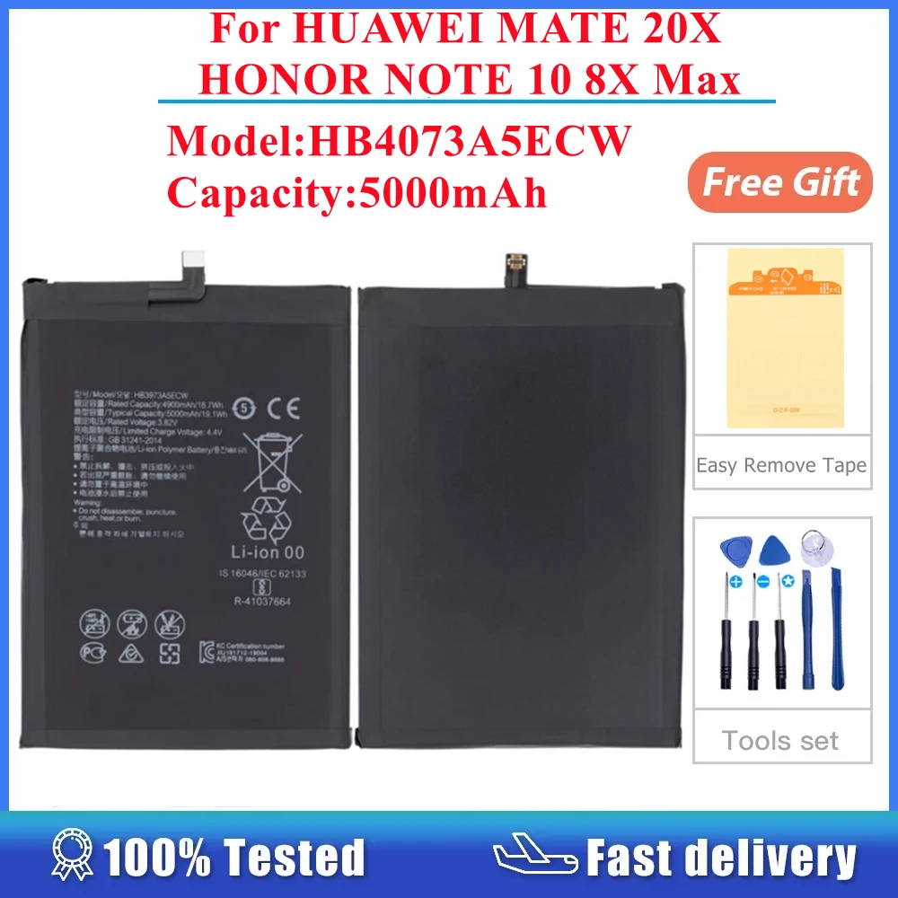 For-HUAWEI-MATE-20X-HONOR-NOTE-10-8X-Max-HB4073A5ECW-HB3973A5ECW ...