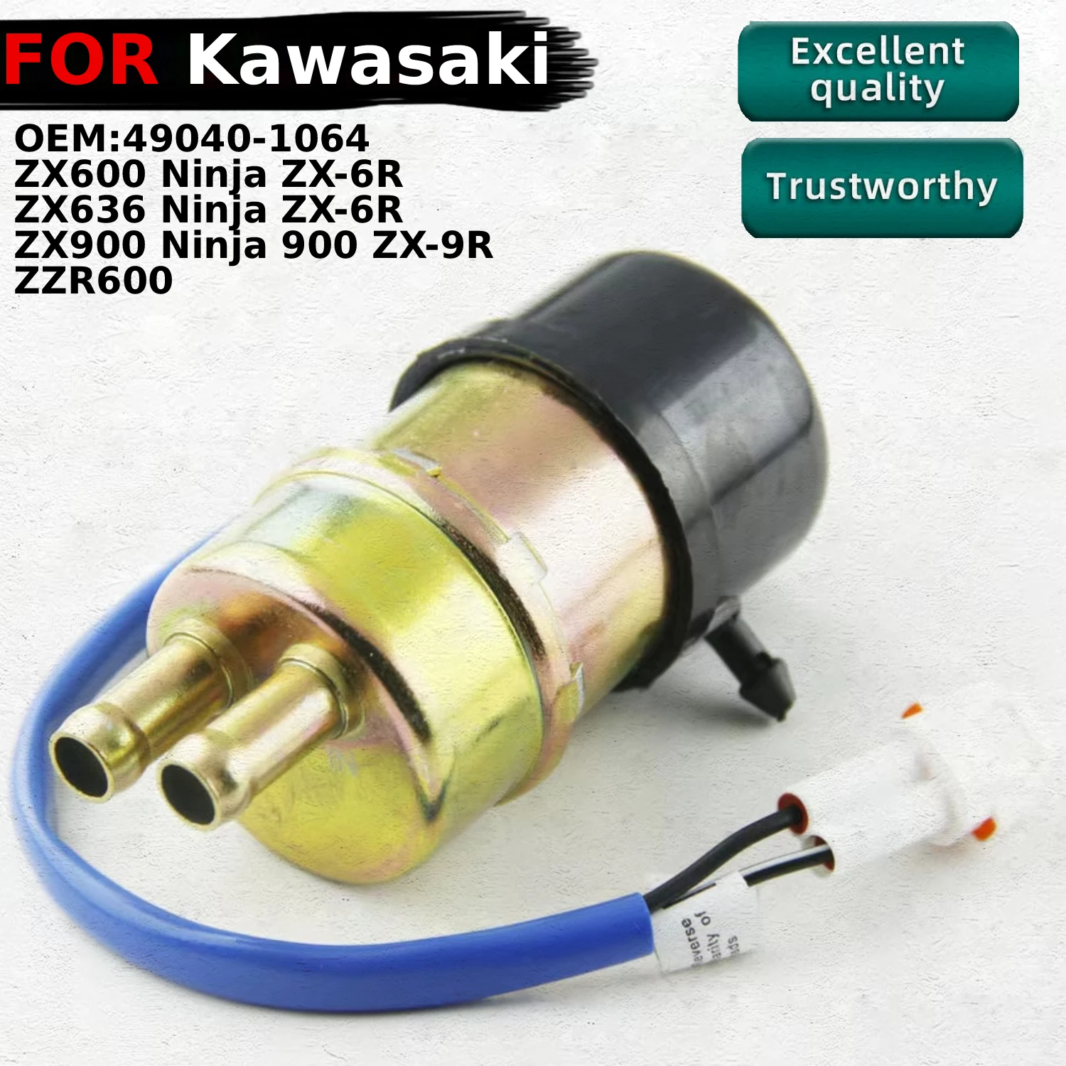 Motorcycle Fuel Pump For Kawasaki ZX600 Ninja ZX-6R ZZR600 ZX636 Ninja ...