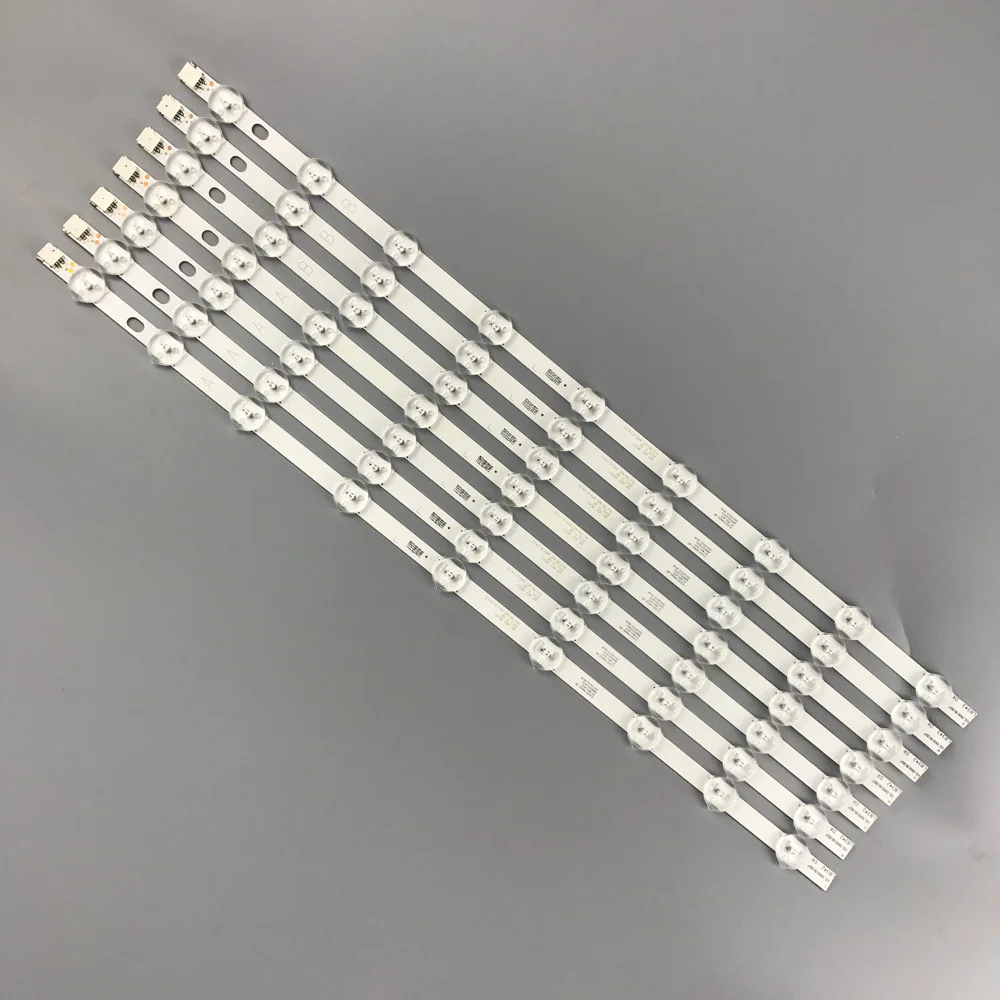 7pcs Led Backlight Strip 9lamps For Hitachi Vestel 50'' Ndv Rev1.1 ...