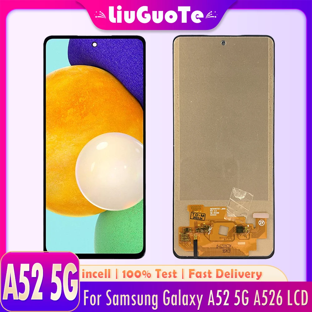 6.5" INCELL For Samsung A52 5G A526 SM-A526B SM-A526F LCD Display Touch Screen Digitizer ...