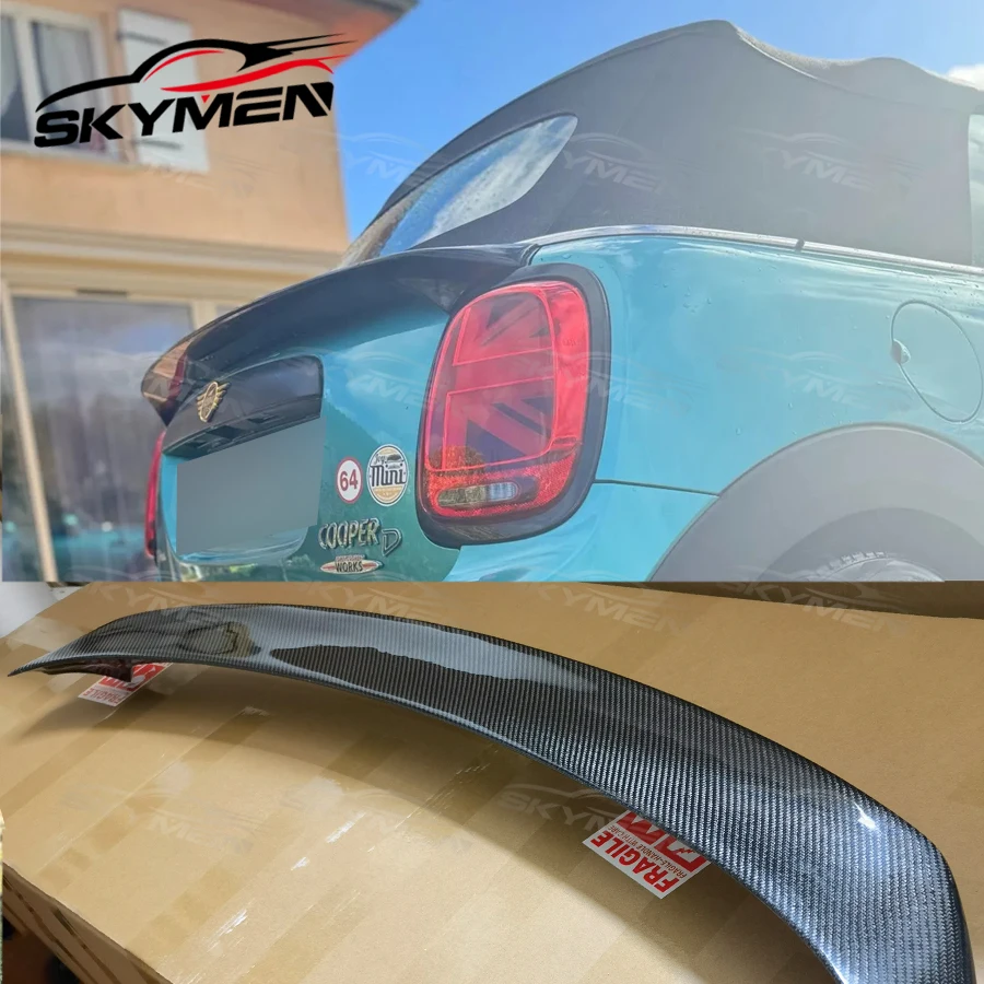 Level Wing For Mini F57 Cabrio Cooper/S/JCW Carbon Fiber Glass Middle ...