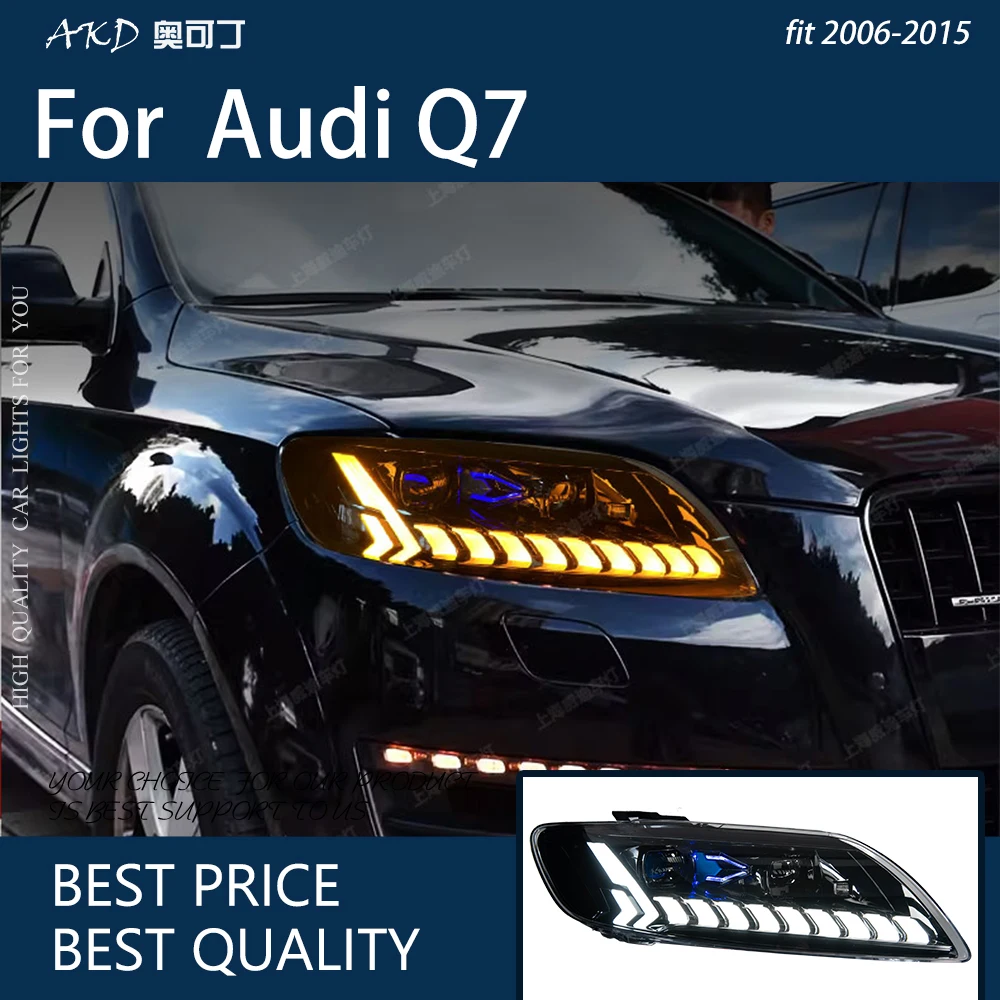 Car-Lights-for-Audi-Q7-2006-2015-SQ7-LED-Auto-Headlight-Assembly ...