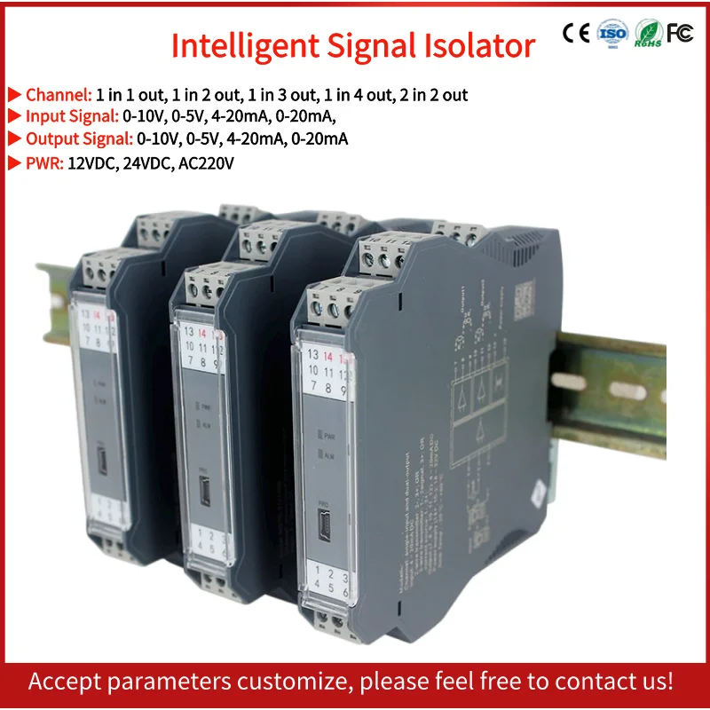 DC0-10V-Analog-Transmitter-Signal-Distribution-isolation-Current ...