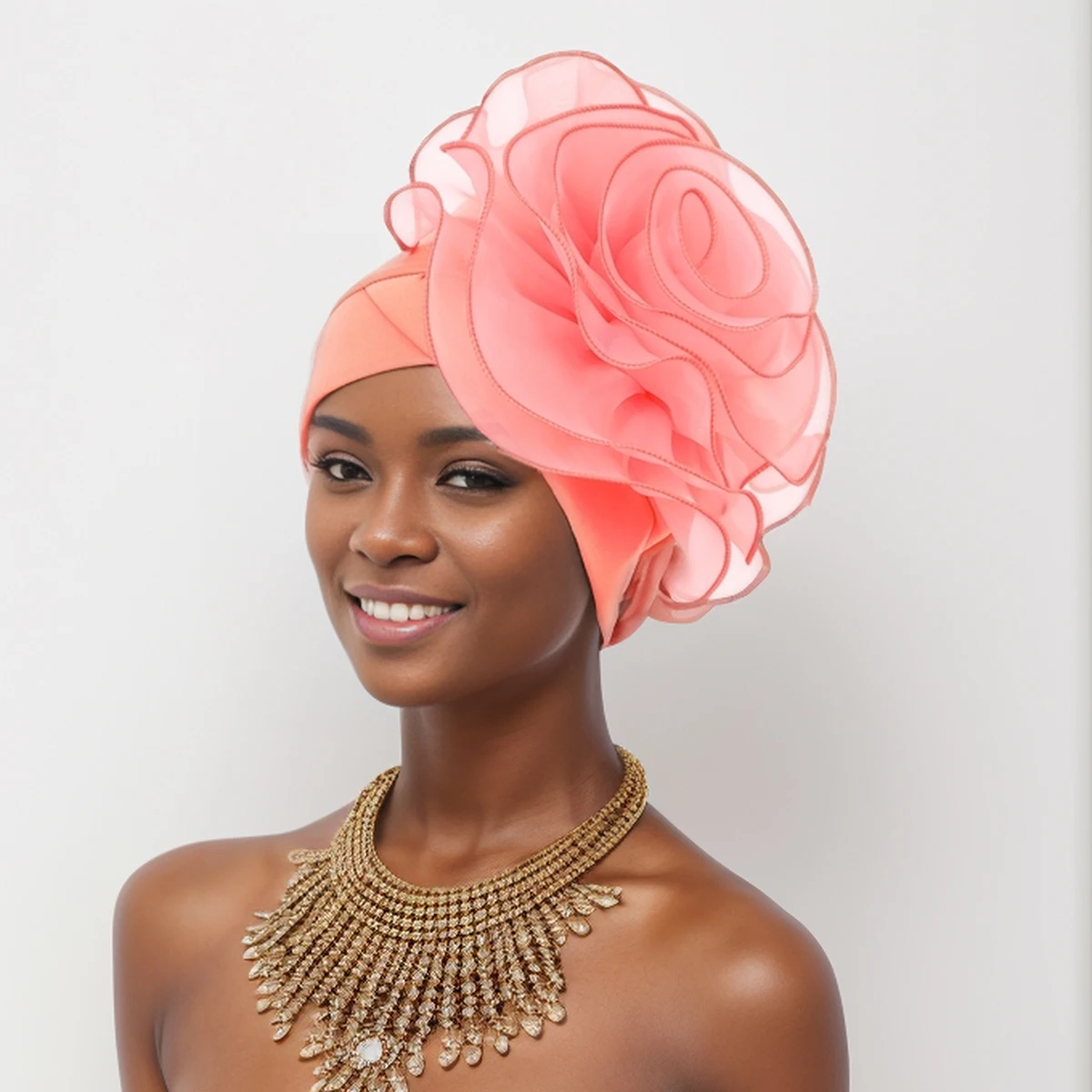 Exagerado-Grande-Flor-Turbante-Cap-para-Mulheres-Lady-Head-Wraps-Festa ...