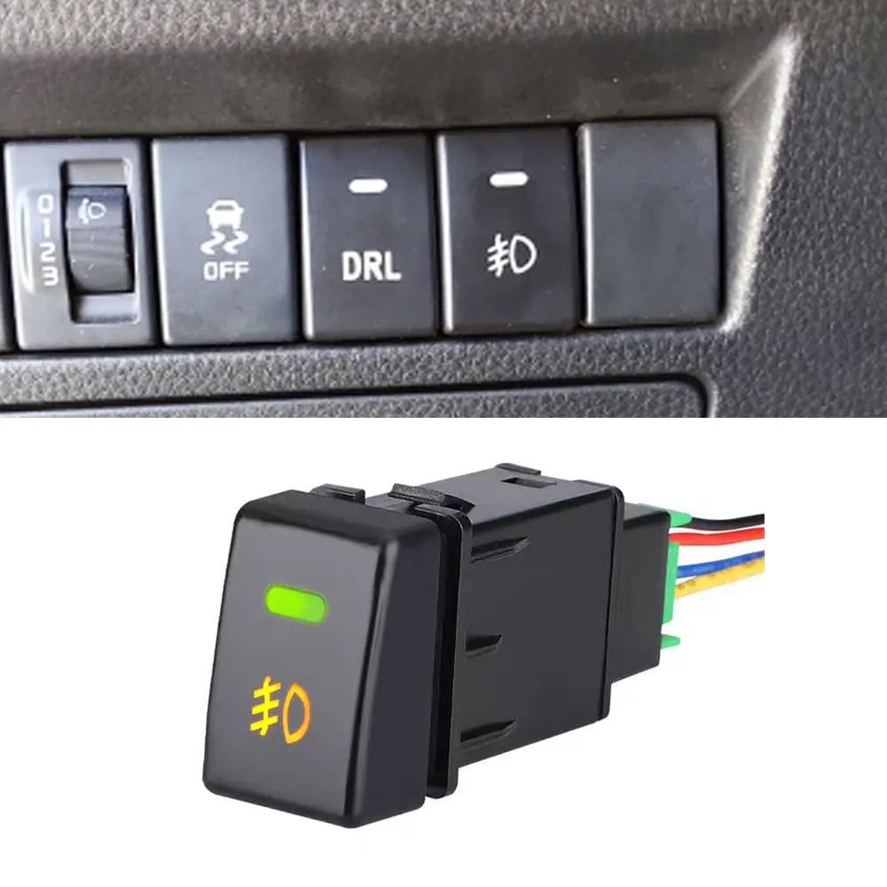 Modification-Front-Fog-Light-Switch-12V-Car-LED-fog-Lamp-Control-Button ...