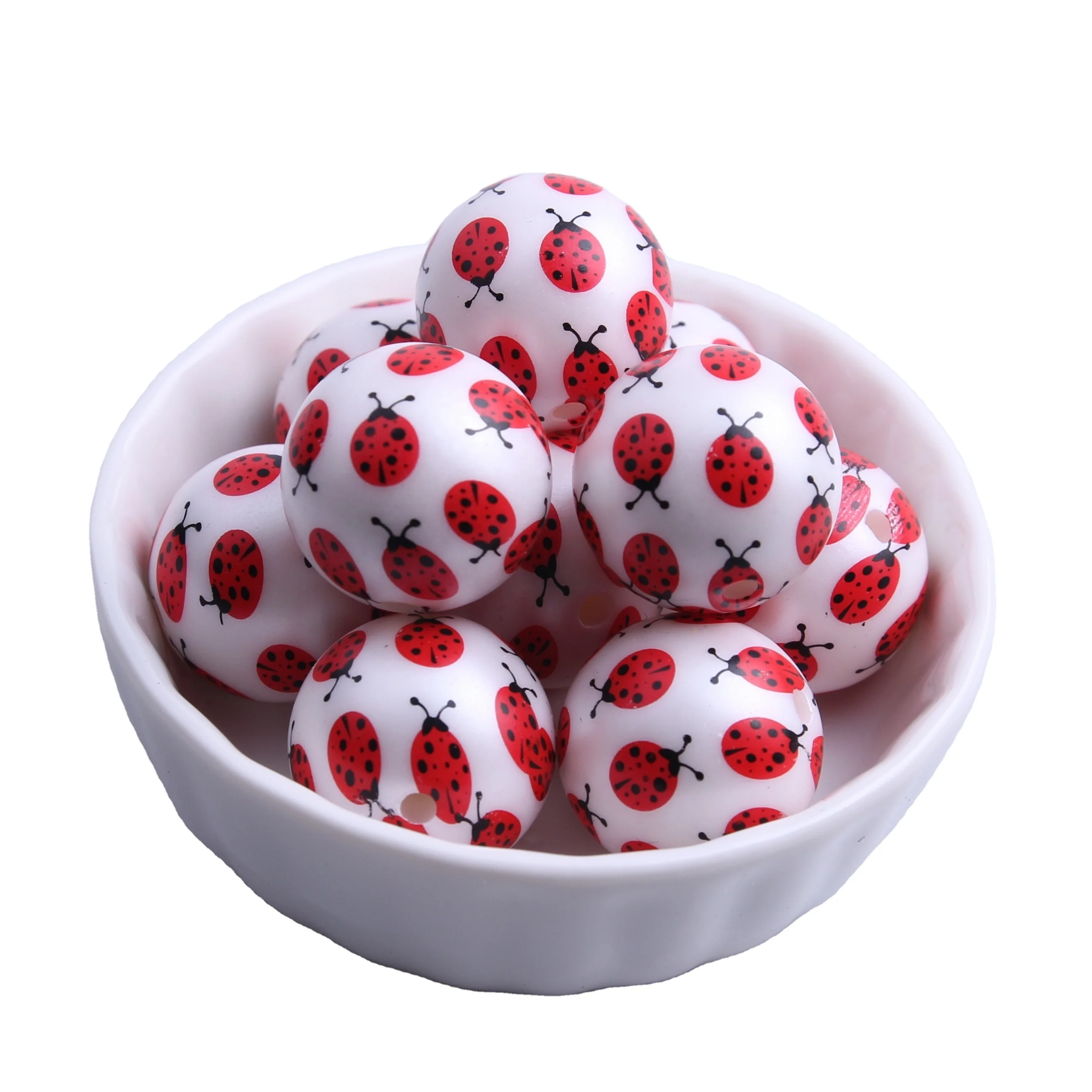 Kwoi-Vita-Newest-Chunky-Matte-Pearl-Printed-Jewelry-Necklace-Making ...