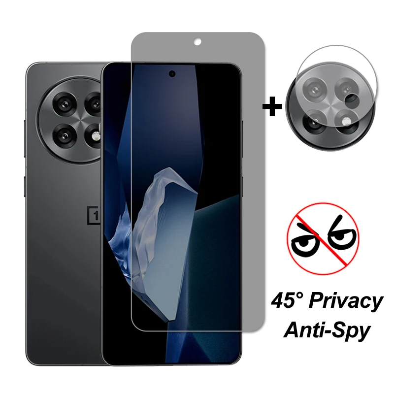 For Oneplus 13R Glass Oneplus 13R Screen Protector Privacy Tempered ...