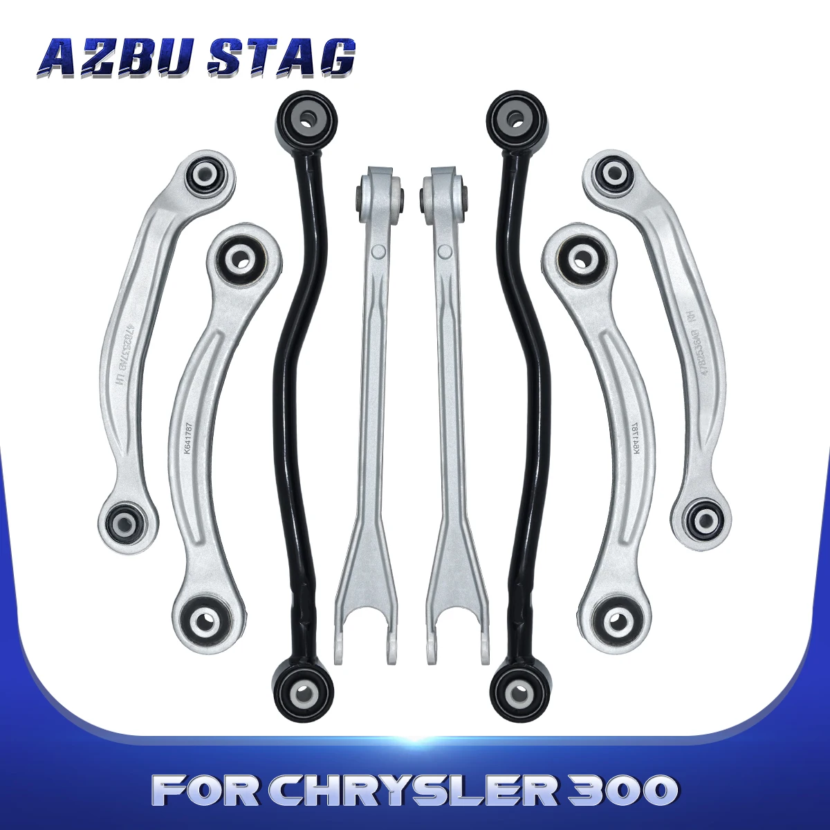 AzbuStag-8Pcs-Rear-Lower-Upper-Rearward-Forward-Lh-Rh-Control-Arm-for ...